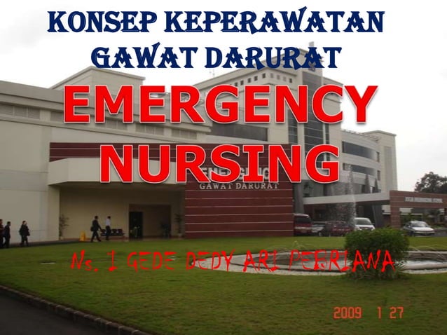 Konsep keperawatan gawat darurat | PPTX