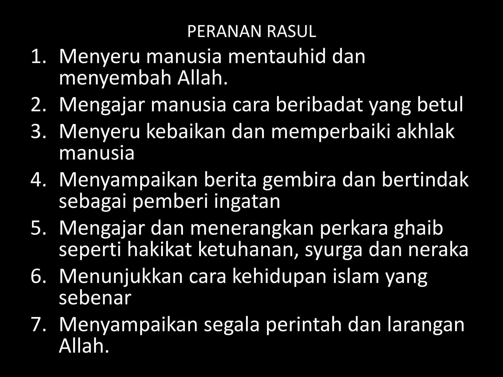 Konsep kerasulan | PPTX