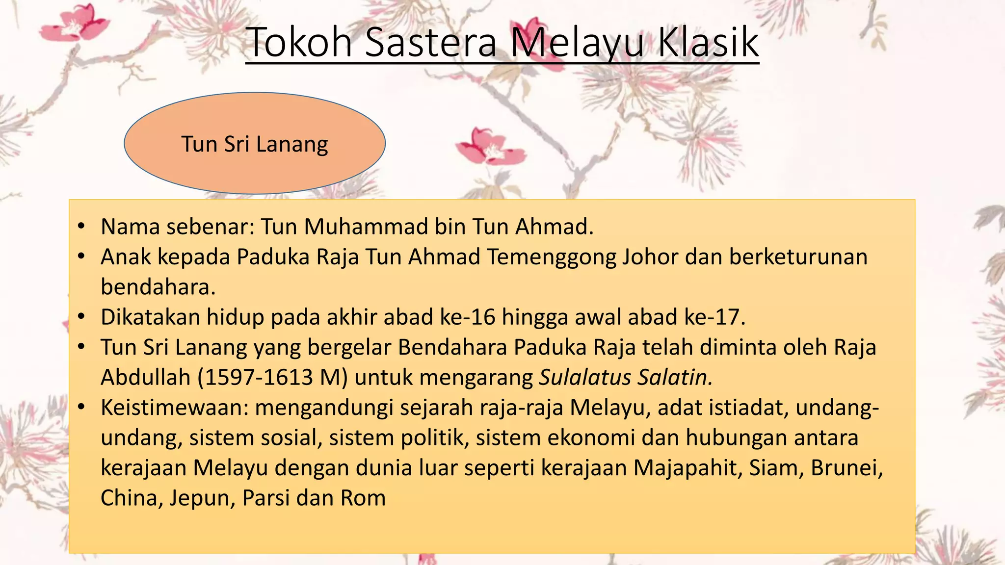 Konsep Kesusasteraan Melayu | PPTX