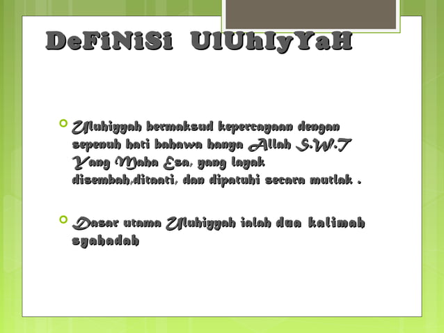 Konsep ketuhanan | PPT