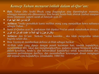 KONSEP KETUHANAN,KEIMANAN, Manusia hamba tuhan.ppt