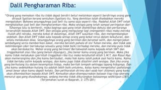 Konsep kewajipan zakat dan pengharaman riba dalam kehidupan manusia | PPT