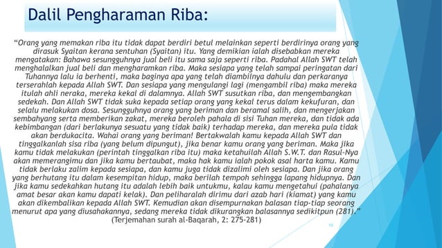Konsep kewajipan zakat dan pengharaman riba dalam kehidupan manusia | PPT
