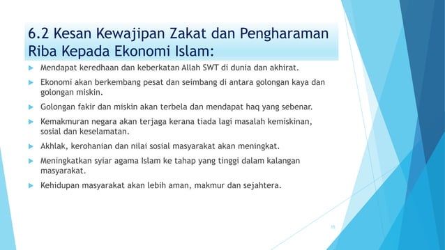 Konsep kewajipan zakat dan pengharaman riba dalam kehidupan manusia | PPT
