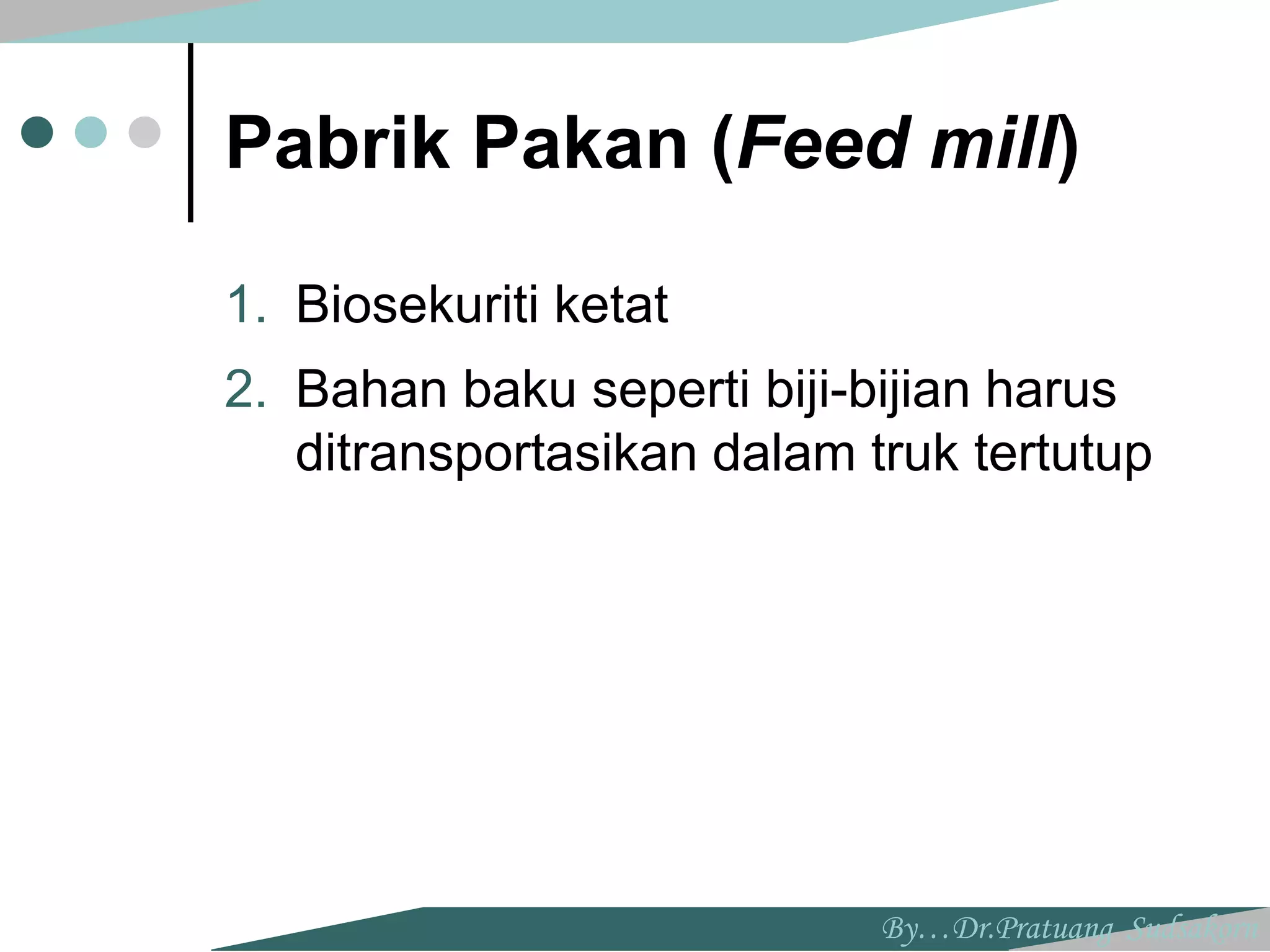 Konsep Kompartemen Bebas Avian Influenza - Komnas FBPI, Kemenko Kesra, 2006 | PPT