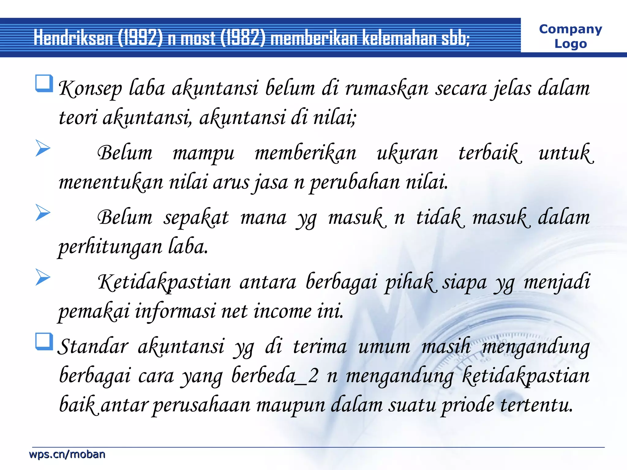 Konsep laba | PPT