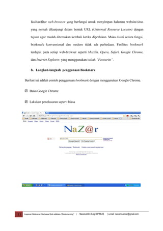Konsep layanan referensi website | DOC