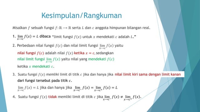 Konsep Limit Fungsi (Matematika) Konsep LImit Fungsi.pptx