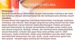 SLIDE POWER POINT KONSEP LITERASI DAN NUMERASI | PPTX