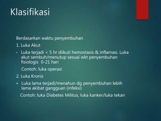 Konsep luka traumatic | PPT