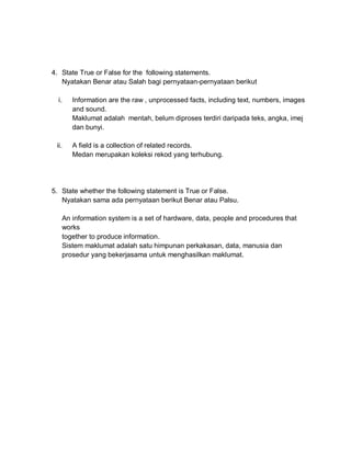 Konsep maklumat | PDF