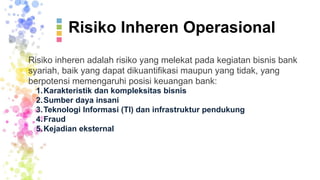 KONSEP MANAJEMEN RISIKO OPERASIONAL.pptx manajemen | PPT