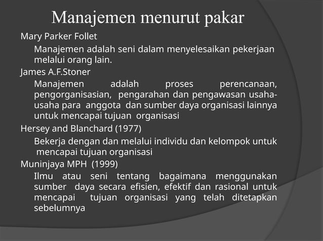 Konsep Dasar Manajemen dalam Keperawatan | PPTX