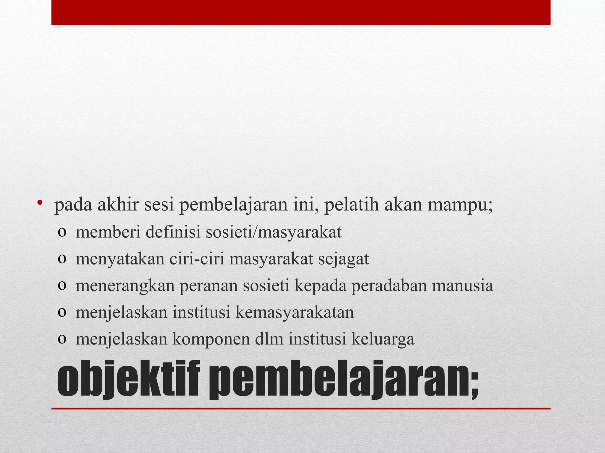 Konsep masyarakat | PPT