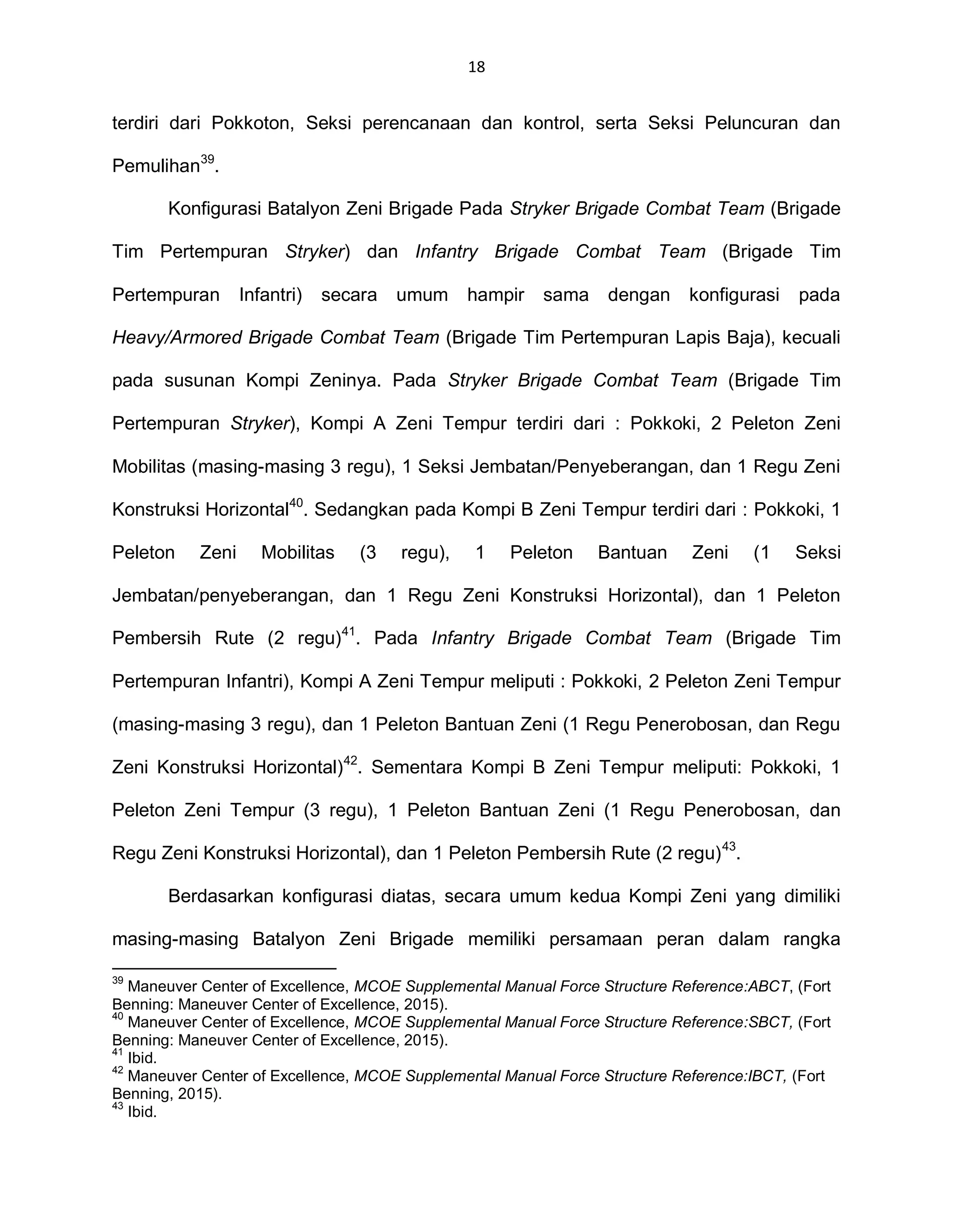 Konsep modularity pada transformasi organisasi batalyon zeni wahyu wwn | PDF