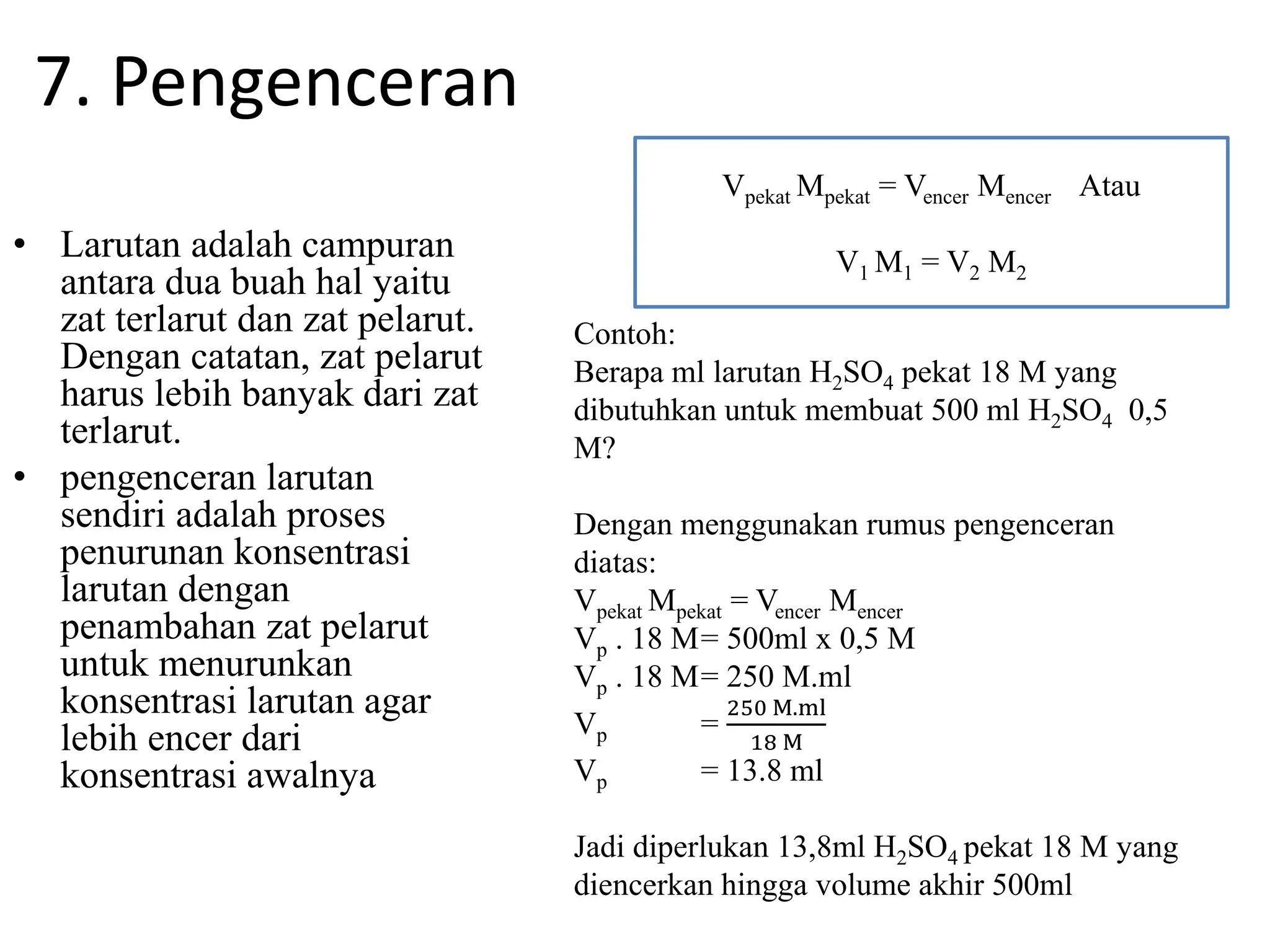 Konsep Mol dalam perhitungan kimia analitik | PPTX