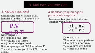 Konsep Mol: Pengertian, Rumus, dan Contoh Soalnya | PPTX