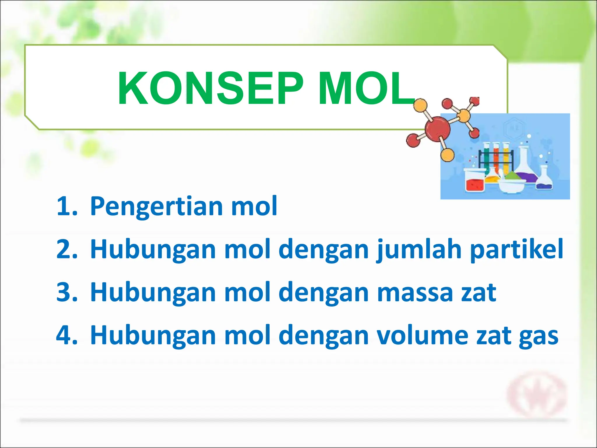 KONSEP MOL materi kimia fase E [Autosaved].ppt