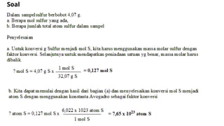 Konsep Mol dan cara perhitungan _KIMIA DASAR_pertemuan 9 | PPT
