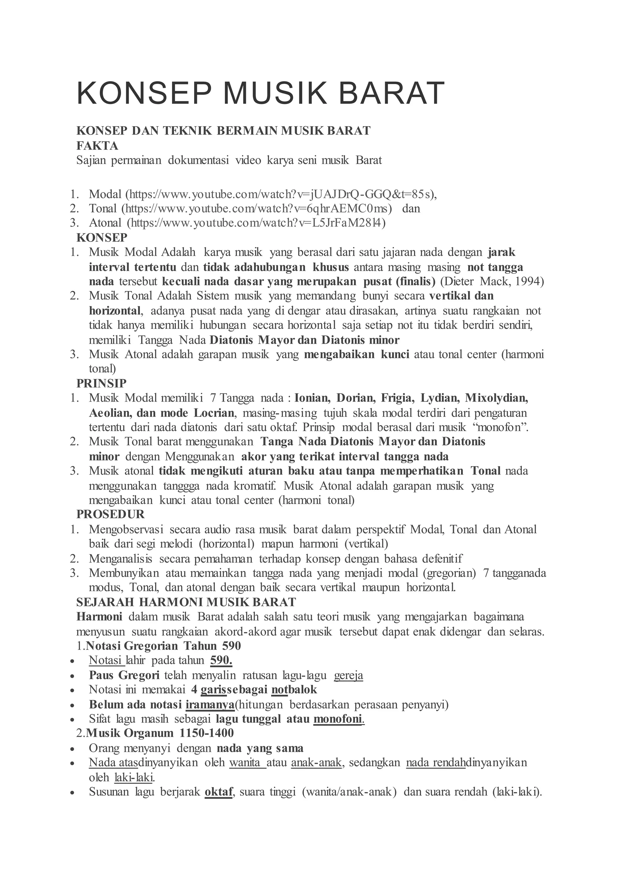 Konsep musik barat sbk sma kls xi smtr 1 | DOCX