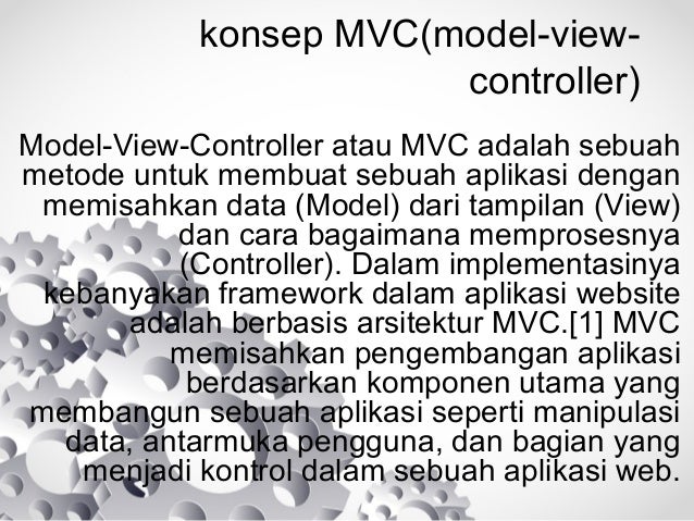 Konsep Mvc
