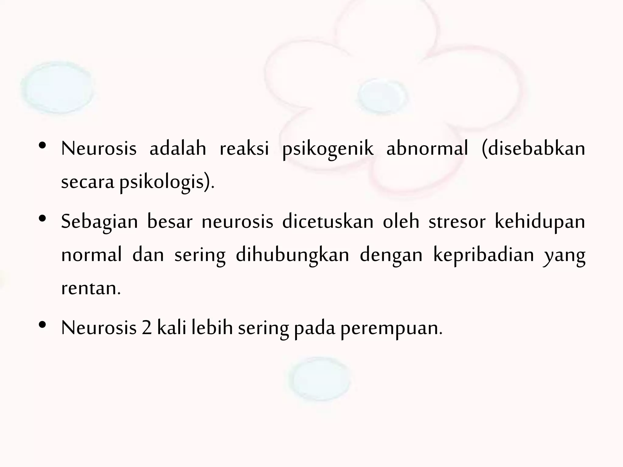 Konsep neurosis | PPTX