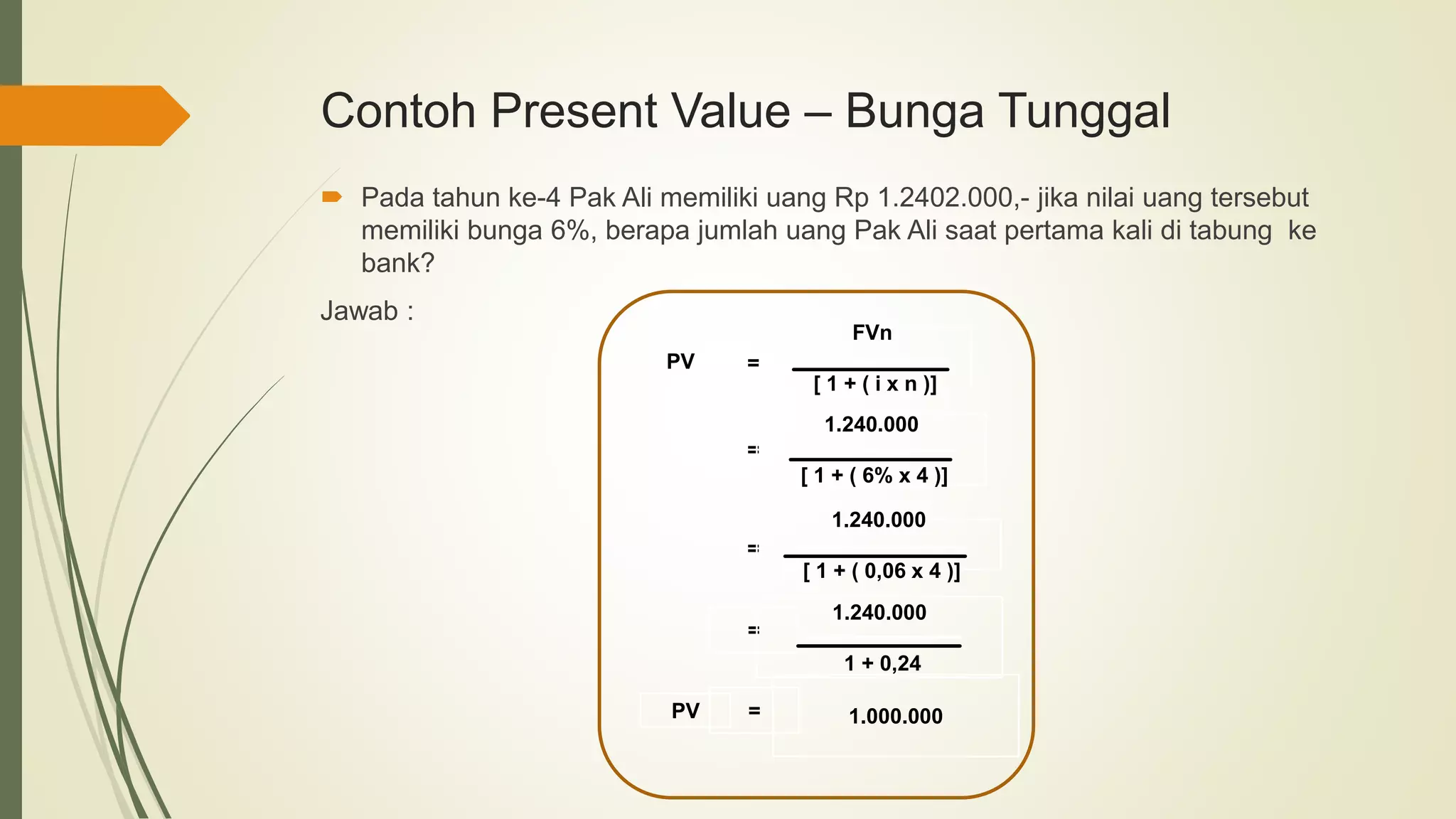 Konsep nilai waktu uang 1 | PPTX