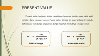 Konsep nilai waktu uang 1 | PPTX