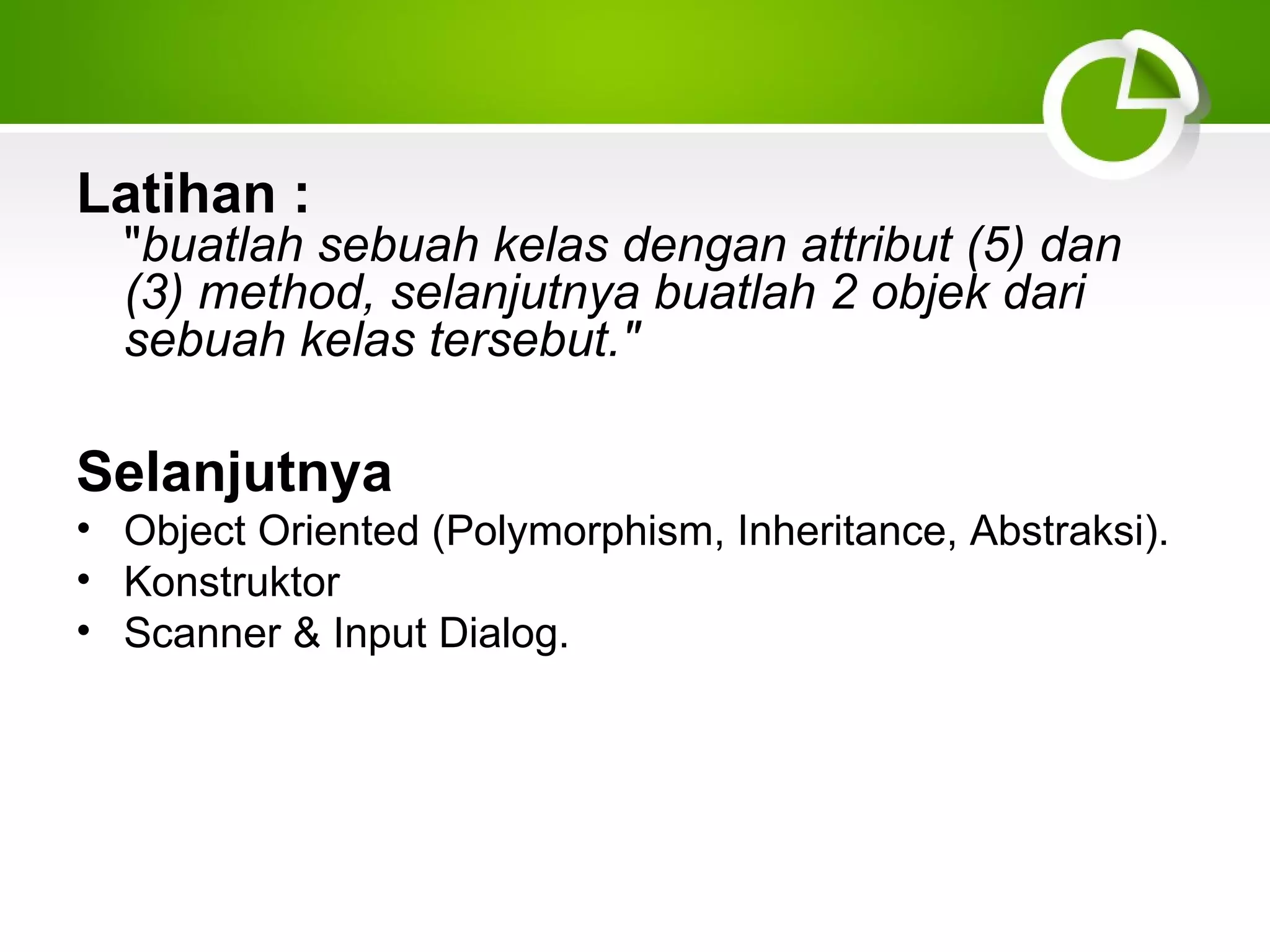 Konsep oop java_1 | PDF