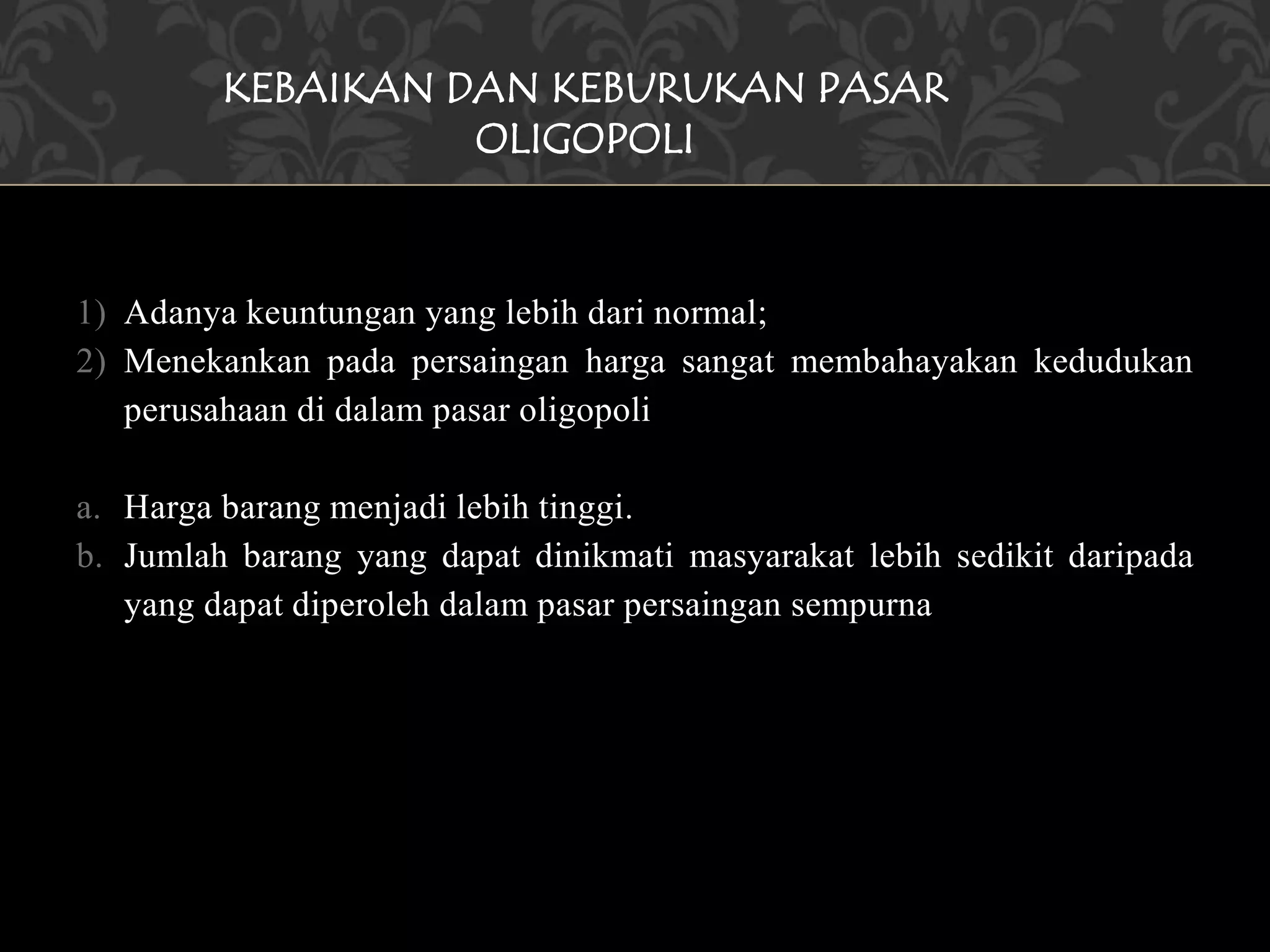 Konsep pasar dan terbentuknya harga pasar dalam perekonomian | PPTX