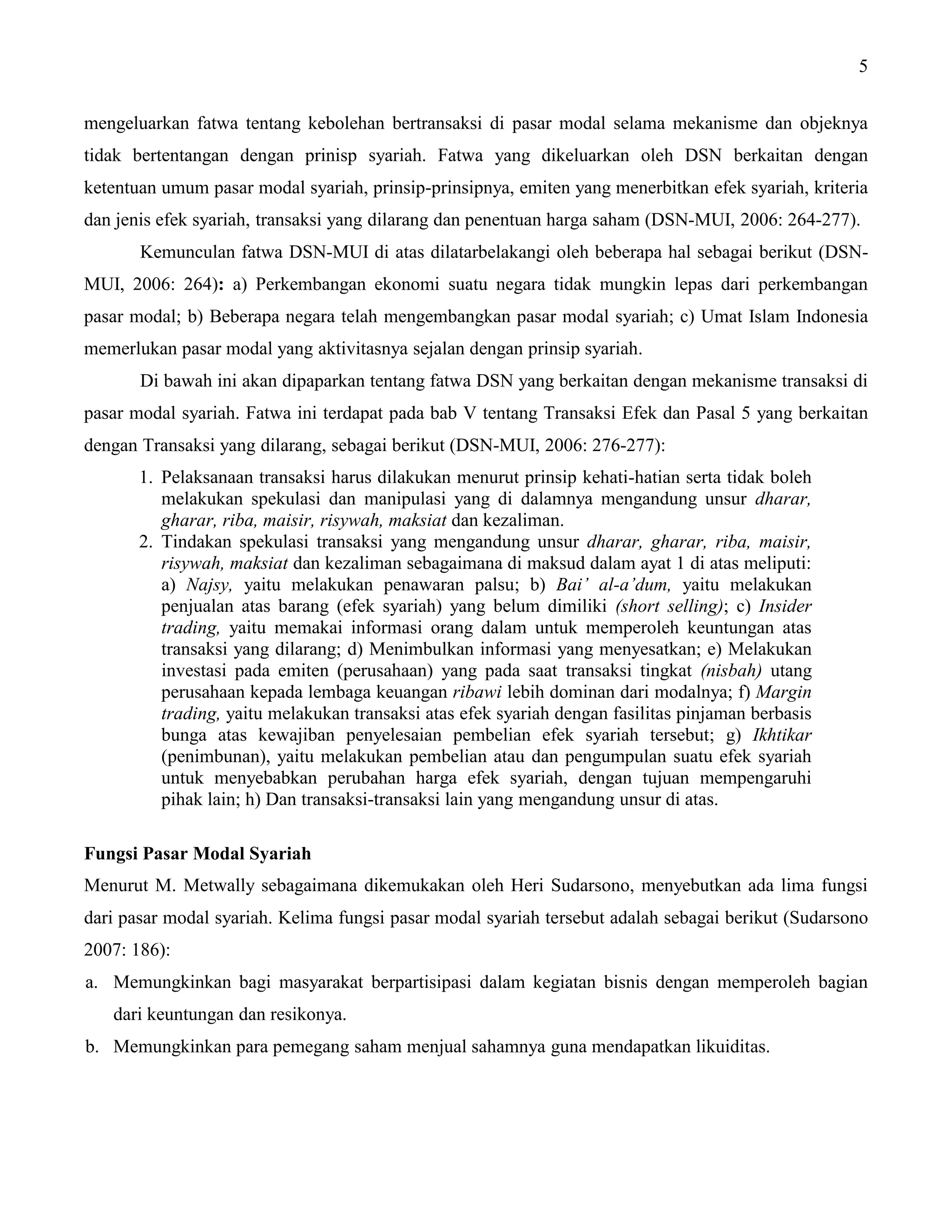 Konsep pasar modal_syariah | PDF