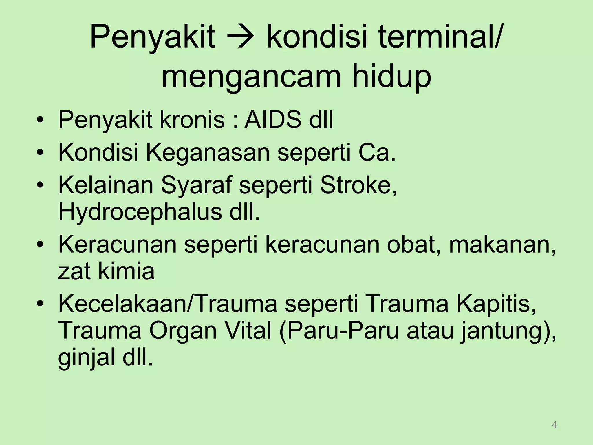 Konsep pasien terminal & menjelang ajal | PPTX