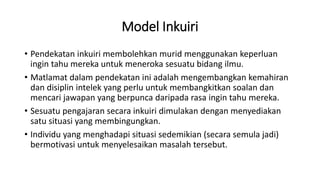 KONSEP PEDAGOGI: MODEL PEMPROSESAN MAKLUMAT | PPTX