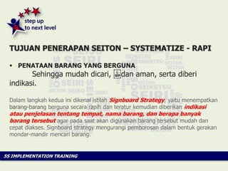 Pelatihan 5S/5R | PPTX