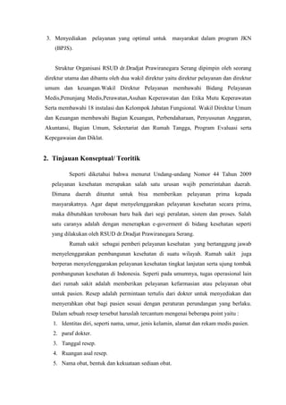 Iis Istifaiyatuddianah Konsep Pemasaran Pelayanan Resep Elektronik | PDF