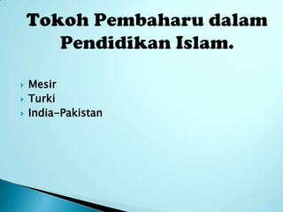 Konsep pembaharuan pendidikan | PPTX