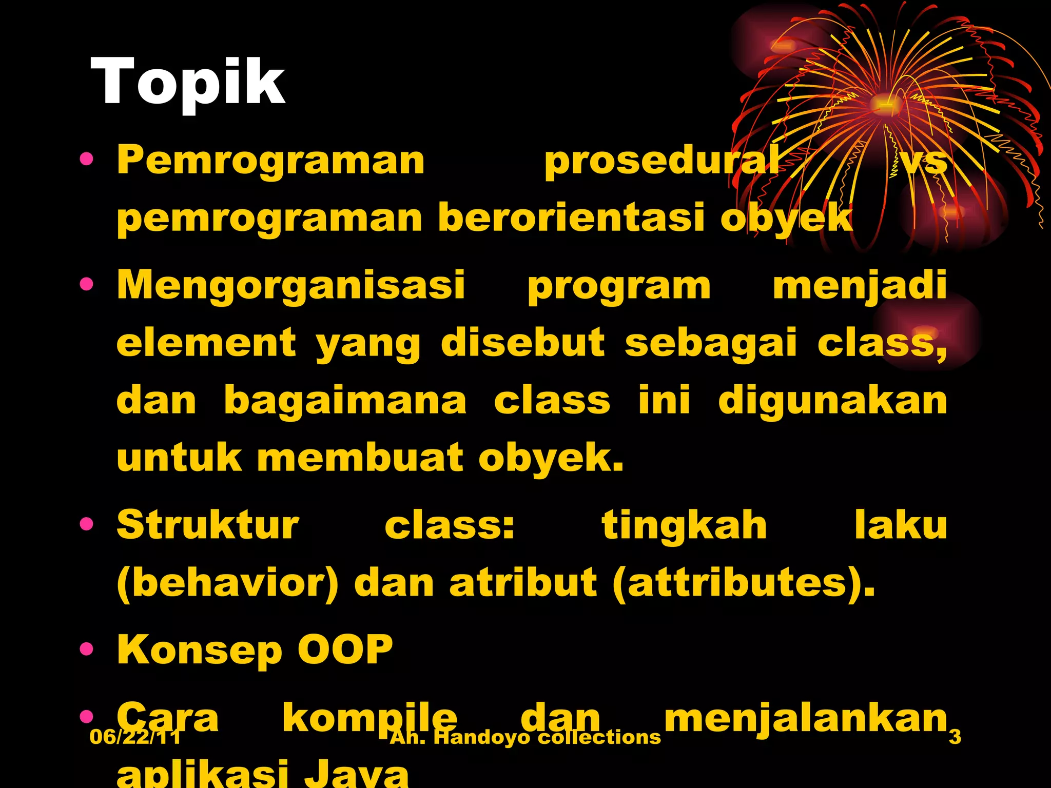 Konsep pemrograman berorientasi obyek | PPT