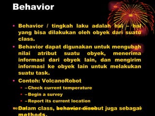 Konsep pemrograman berorientasi obyek | PPT