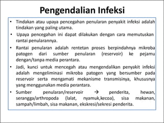 Konsep Pencegahan Infeksi di rumah sakit | PPTX