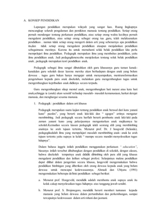 Konsep pendidikan | PDF