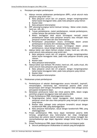 Konsep Pendidikan Berbasis Keunggulan Lokal (PBKL) di SMA | PDF