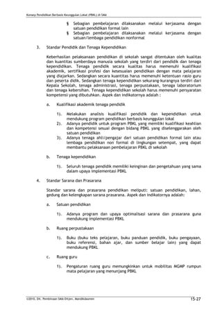 Konsep Pendidikan Berbasis Keunggulan Lokal (PBKL) di SMA | PDF