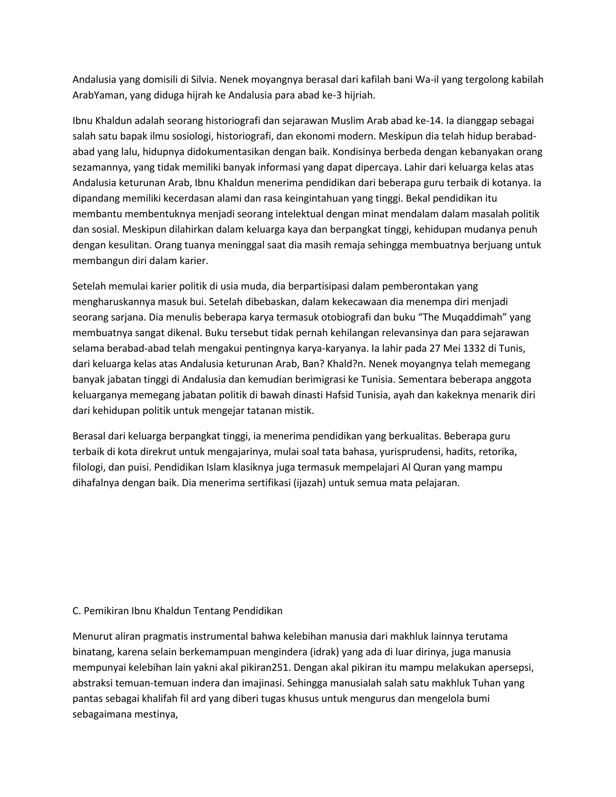 KONSEP PENDIDIKAN IBNU KHALDUN DAN RELEVANSINYA TERHADAP PENDIDIKAN DI ERA MOD.docx