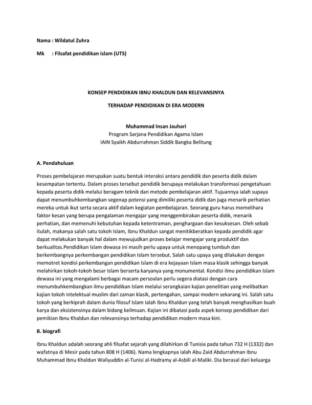 KONSEP PENDIDIKAN IBNU KHALDUN DAN RELEVANSINYA TERHADAP PENDIDIKAN DI ERA MOD.docx