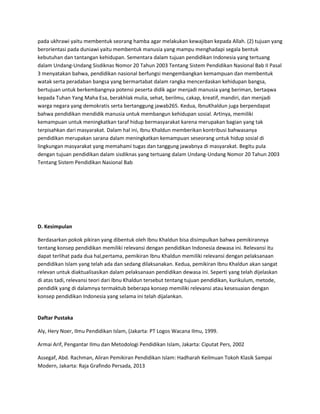 KONSEP PENDIDIKAN IBNU KHALDUN DAN RELEVANSINYA TERHADAP PENDIDIKAN DI ERA MOD.docx