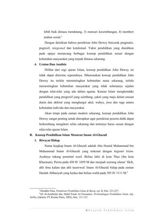 Konsep Pendidikan Islam Menyoroti beberapa Tokoh-Tokoh Dunia | PDF