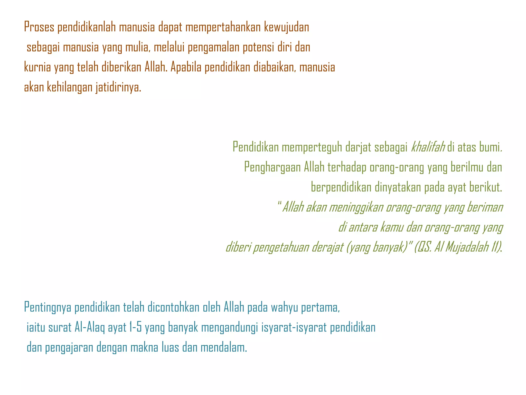 Konsep Pendidikan Islam | PPTX