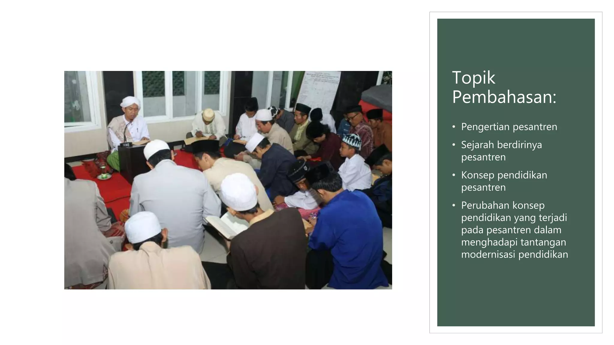Konsep Pendidikan Pesantren | PPTX