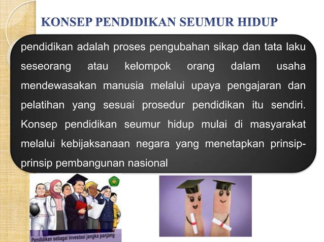 Konsep pendidikan seumur hidup | PPT