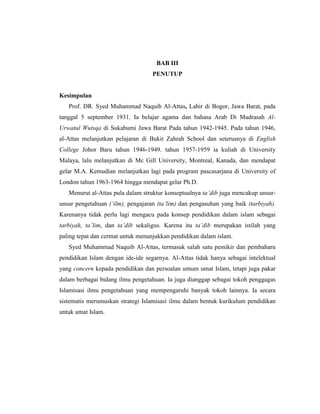 Konsep pendidikan syed nuqaib al attas | PDF